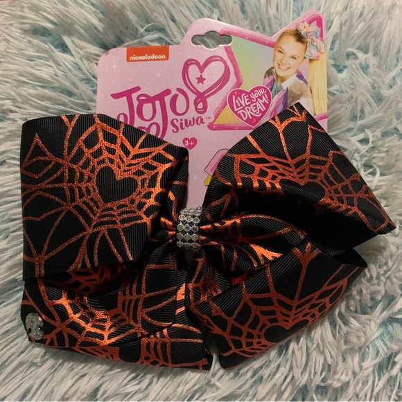 JoJo Siwa | Accessories | Jojo Siwa Halloween Spider Web Hair Bow ...
